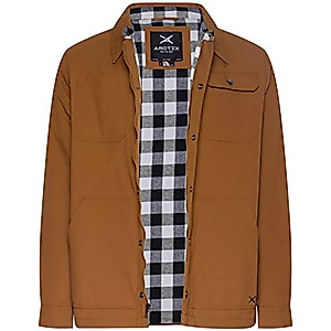 Arctix Men's Standard Midway Utility Shirt Jacket, Cappuccino, Small