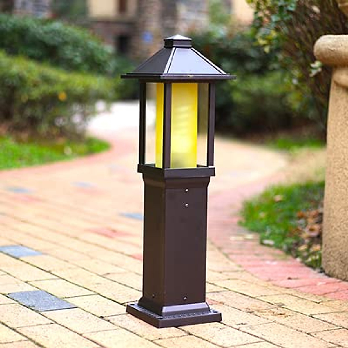 Enlylyog Fashion Retro Home Garden Lawn Lamp Garden Lawn Lamp Community Landscape Lamp Outdoor Waterproof Street Lamp Outdoor Garden Lamp