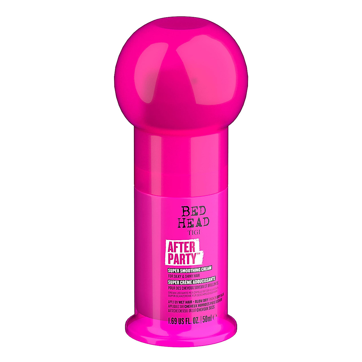 TIGI Bed Head After Party Smoothing Cream for Shiny Hair Travel Size 1.69 fl oz (Pack of 2)