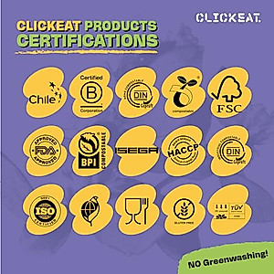 Clickeat Biodegradable Straws 100% Natural, Compostable, Disposable - 210 PCS, Eco-Friendly, Ideal for Restaurants, Coffee Stirring, Made with Rye Stalks - Sustainable Choice for Your Beverages