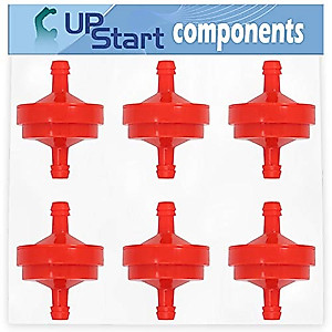 UpStart Components 6-Pack 394358 Fuel Filter Replacement for Toro 22025 - Compatible with 298090S Fuel Filter 150 Micron