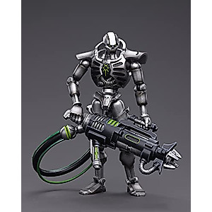 Pipigirl JoyToy Warhammer 40K Space Marine Genuine License 1/18 Soldier, Necrons Sautekh Dynasty, 4inch Models Space Marines Action Figures Kits, (Immortal with Tesla Carbine)