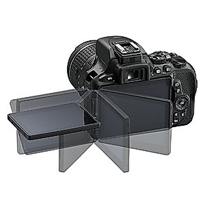 Nikon D5600 DX-format Digital SLR w/ AF-P DX NIKKOR 18-55mm f/3.5-5.6G VR, Touchscreen, Wi-Fi, Bluetooth (Renewed)