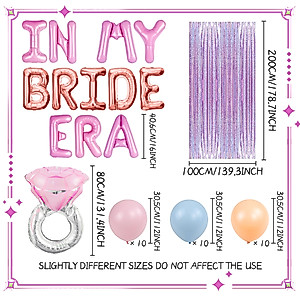JeVenis In My Bride Era Banner In My Bride Era Decoration Bachelorette Party Decorations Bridal Shower Decorations Bachelorette Party Favors