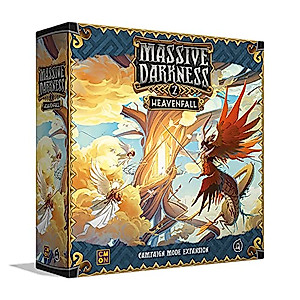 Massive Darkness 2 Heavenfall Board Game Expansion | Tabletop Miniatures Game | Cooperative Strategy Game for Adults and Teens | Ages 14+ | 1-6 Players | Average Playtime 60 Minutes | Made by CMON