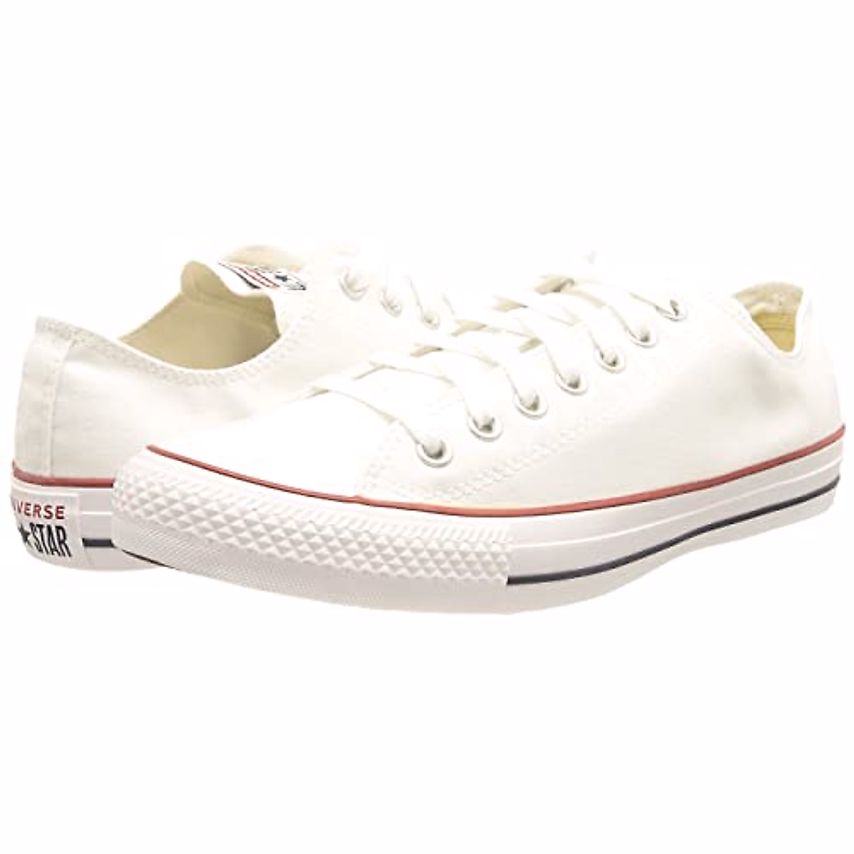 Converse Unisex Chuck Taylor All Star Ox Low Top (Optical-white) Sneakers - 8 D(M) US