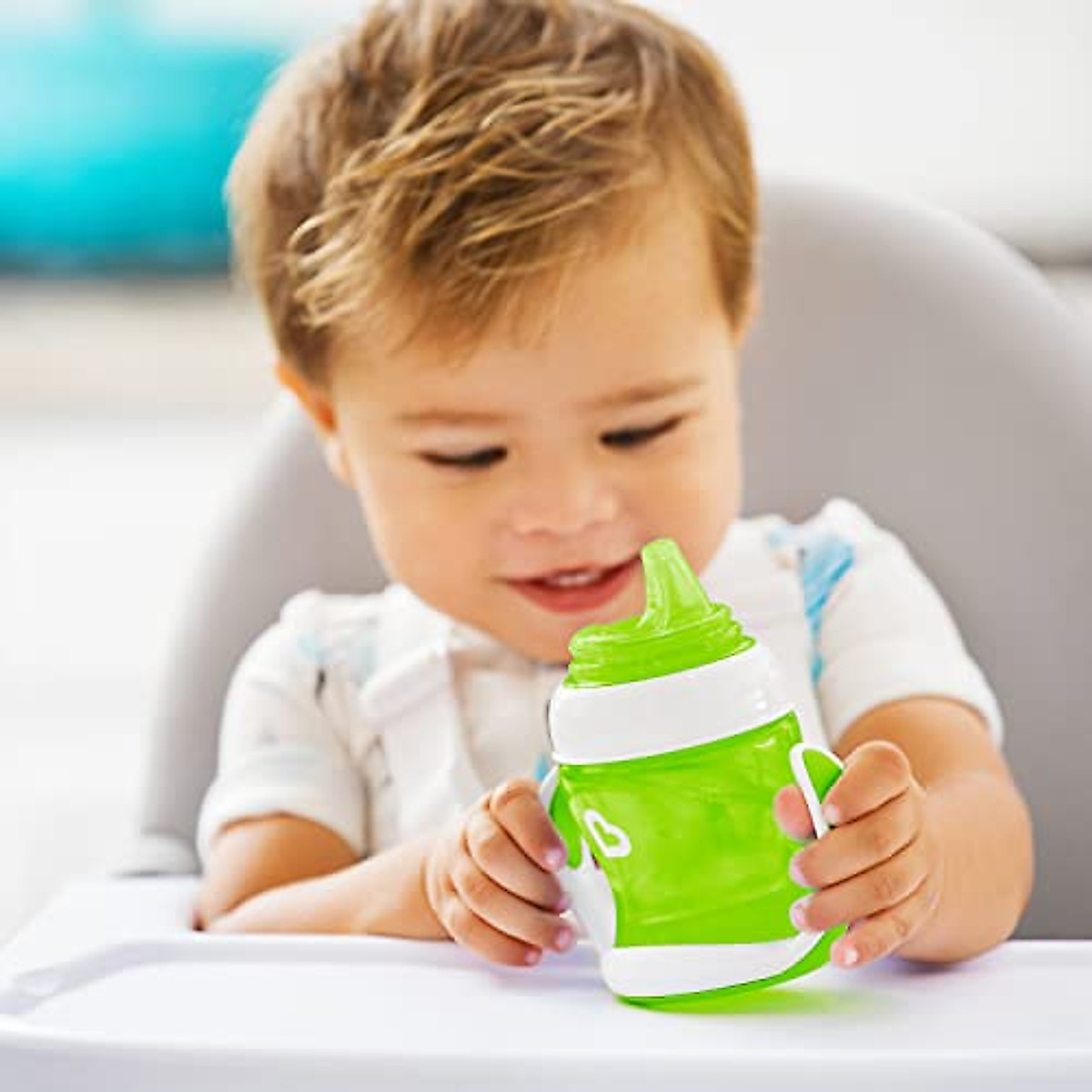 Munchkin® Gentle™ Transition Sippy Trainer Cup, 4 Ounce, Green