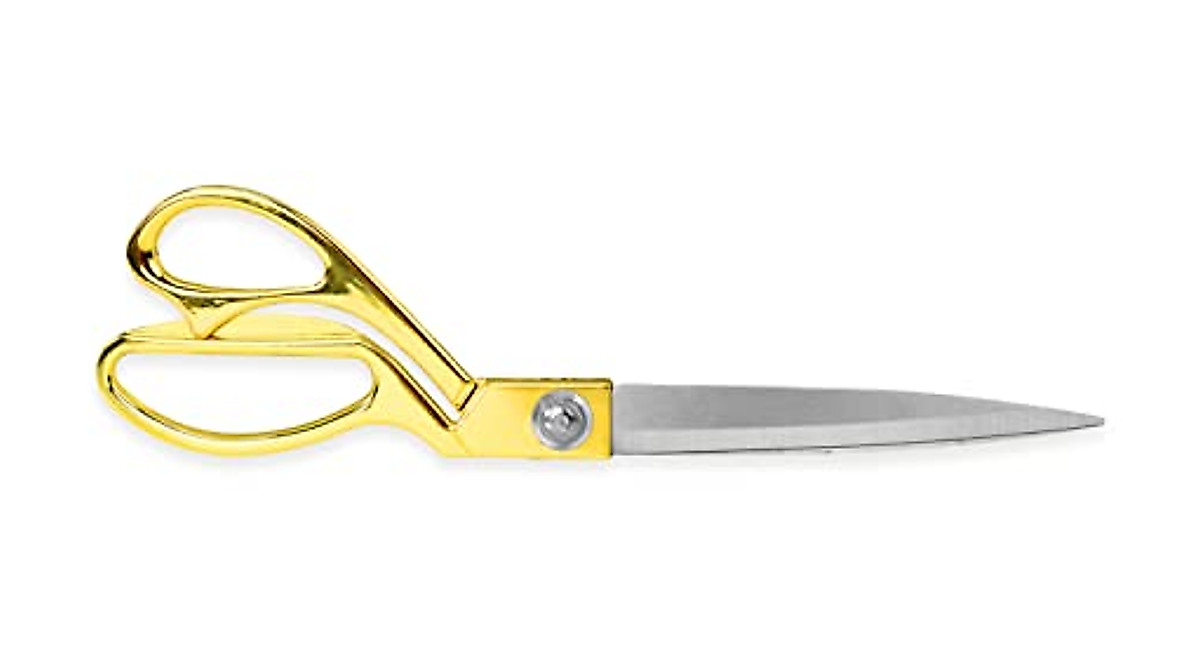 Large Gold Ribbon Cutting Scissors | Heavy Duty Tailor Shears