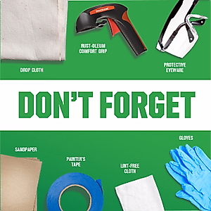 Rust-Oleum 7751830 High Heat Spray Paint, 12 Ounce, White, 12 Fl Oz