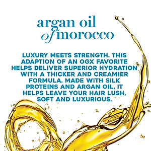 OGX Extra Strength Hydrate & Repair + Argan Oil of Morocco Shampoo & Conditioner Set, 13 Fl Oz (Pack of 2)