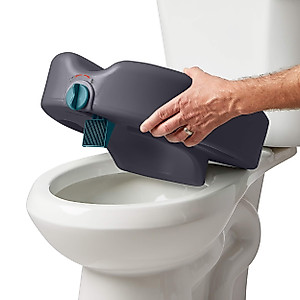 Medline Heavy Duty Raised Toilet Seat, Gray