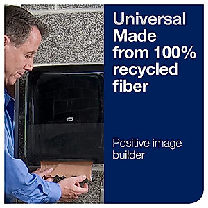 Tork Matic Paper Hand Towel Roll Natural H1, Universal, 100% Recycled Fiber, 6 Rolls x 700 ft, 290088