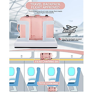 Carry On Backpack For Women Men Airline Approved Personal Item Bag For Airlines Gym Bag For Women Men With Shoe Compartment Backpack For Traveling On Airplane Waterproof Backpack Travel Essentials