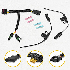 Upgraded 97109-0925 Daytime Running Light DRL Adapter Wiring Harness Fits for Jeep Wrangler JL & Gladiator JT 2018-2023…