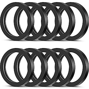 Frienda Gas Can Spout Gaskets Rubber Ring Can Gaskets Fuel Washer Seals Spout Gasket Sealing Rings Replacement Gas Gaskets Compatible with Most Gas Can Spout (10 Pieces)