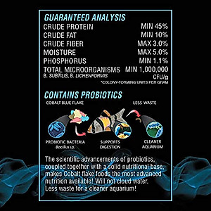 Cobalt Aquatics SPIRULINA Flakes 1.2oz.