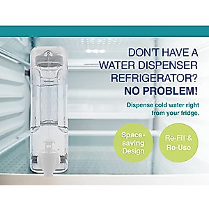 Arrow Home Products Cleara H2O Water Filtration System Replacement Includes 2-Filters and 1-Spigot, 2 Count (Pack of 1), White