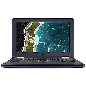 ASUS Flip C213SA 11.6" Touchscreen Chromebook, Intel Celeron, 4GB RAM, 32GB eMMC, Chrome OS (Renewed)