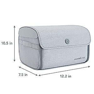 Munchkin® 59S™ UV Sterilizer and Sanitizer Bag - Perfect for Travel or Home Use; Eliminates up to 99% of Germs, Viruses & Bacteria, 21 UV-C LEDs