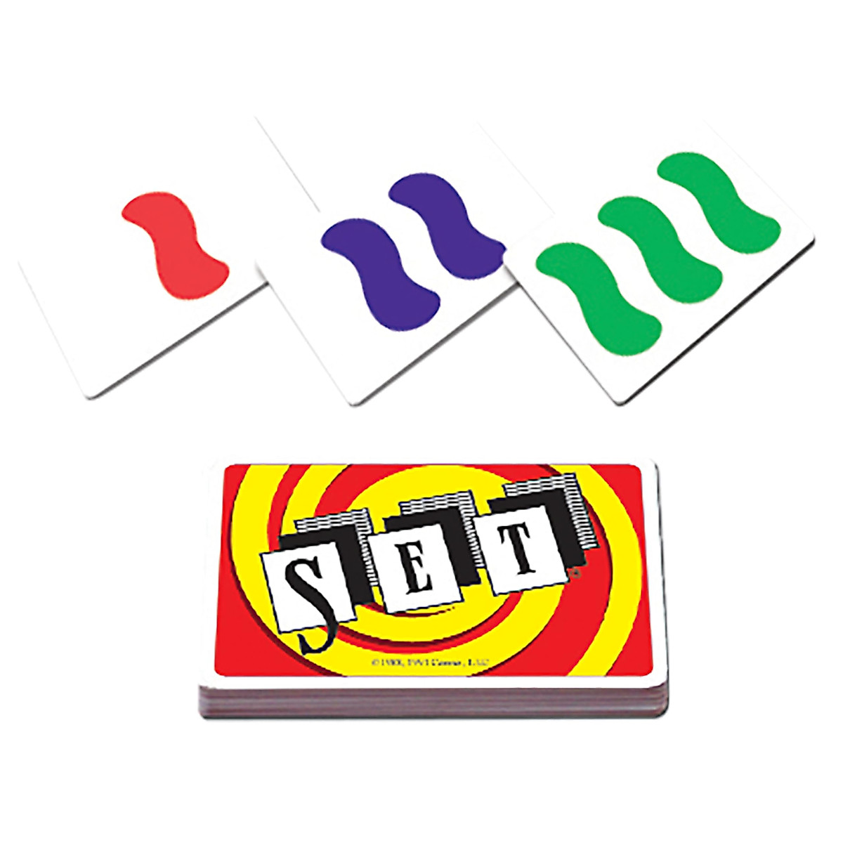 SET Enterprises SET - The Family Card Game of Visual Perception - Race to Find The Matches, For Ages 8+,81 Cards, Rules included