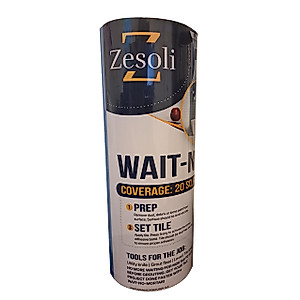 Wait-No-Mortar Adhesive Tile mat