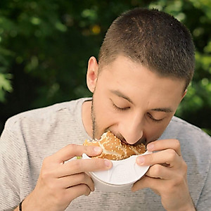 Original Burger Holder - Hygienic Reusable Hamburger Bun Shell - Eco Friendly Mess-Free Alternative to Wax Paper, Aluminum Foil, Tin Foil Sheets - Perfect for Sloppy Joes - BPA-Free & Dishwasher Safe