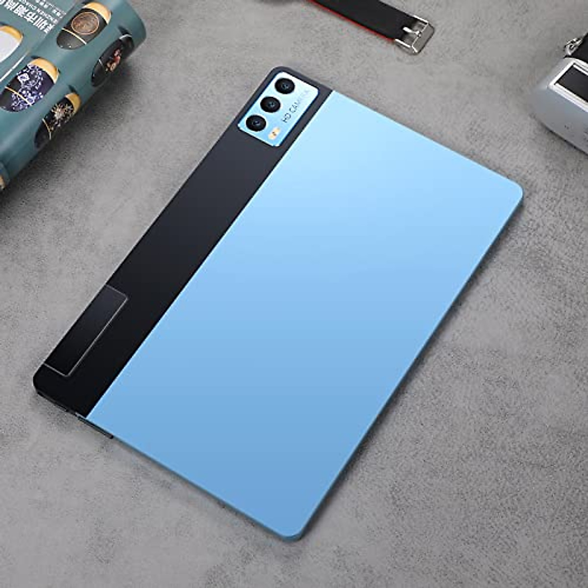 Qinlorgo 4G Calling Tablet, for 11 1080x1960 Resolution 5G WiFi 10in Tablet 4GB RAM 256GB ROM IPS Large Screen for Home (US Plug), Blue (Qinlorgo2iwgvexsdo-13)