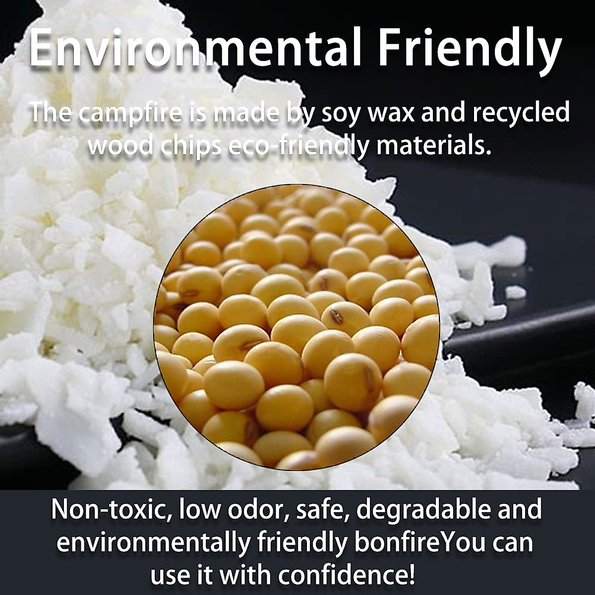 2 Pack of Portable Campfire Bonfire Candle Can Smore Maker Outdoor Fire Pit for Picnic Camping Hiking Fishing Climbing Emergency