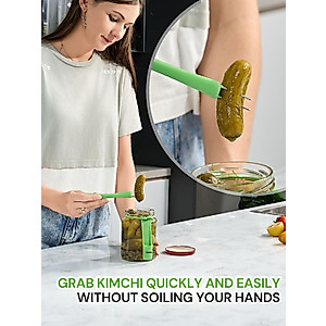 Pickle Fork, YUNHOME Pickle Grabber, Unique Kitchen Gadgets, Olive Fork Pickle Picker Pickle Gift Cool Gadgets Pickle Gifts Pickle Forks Tool for The Jar Pickle Holder