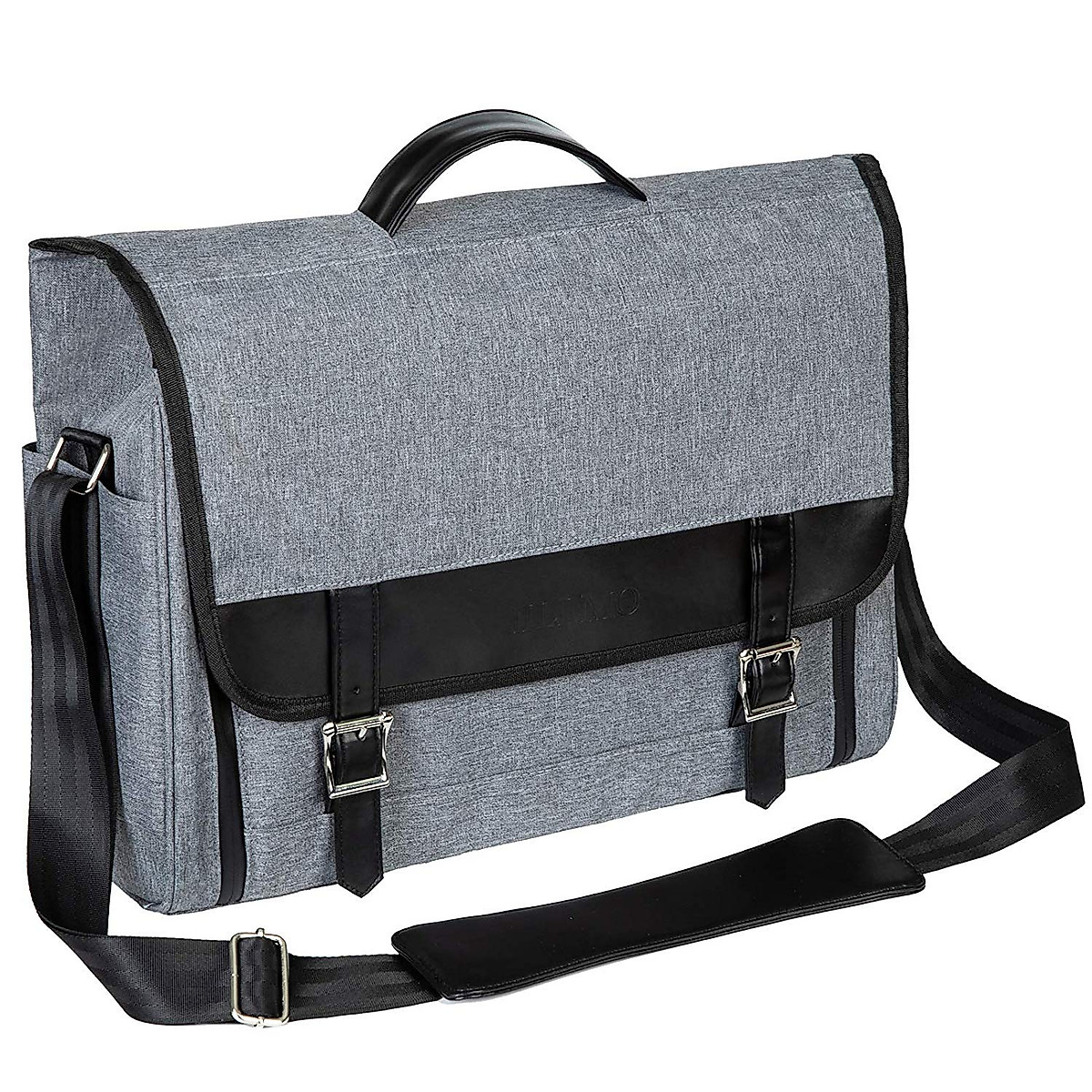 Jillmo Travel Bartender Bag, 16 inch Portable Cocktail Shaker Set Bag-Grey (Bag Only)