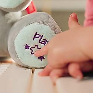 Nuby Peek a Boo Friends Animated Plush Toy with Music and Interactive Play, Baby Elephant