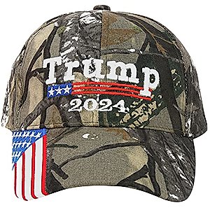Trump Hat 2024-Trump 2024 MAGA Keep America Great Take America Back Campaign Cap with Trump Slogan- Adjustable Baseball Hat Embroidered USA Cap- Camo