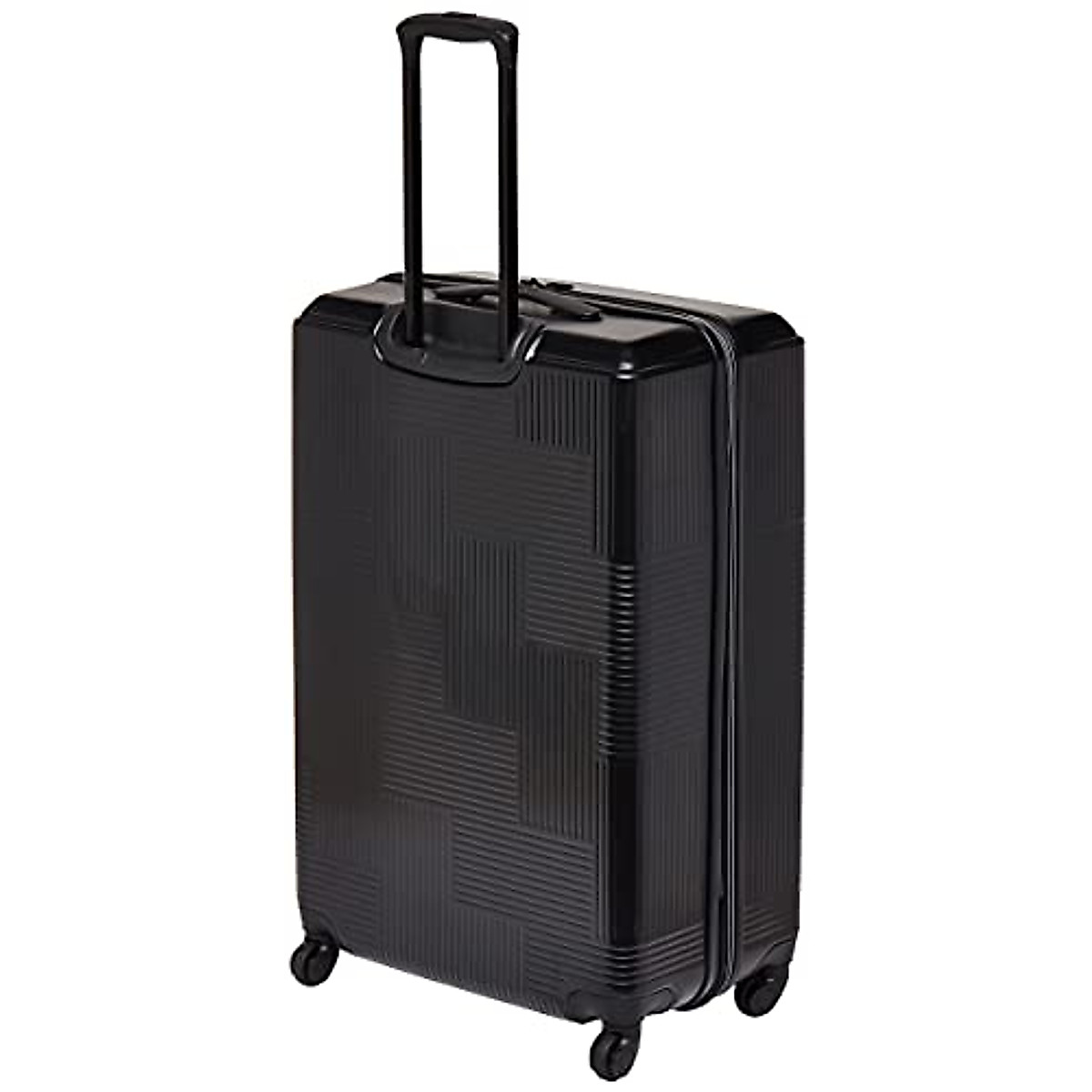 American Tourister Stratum XLT Expandable Hardside Luggage with Spinner Wheels, Jet Black, Carry-On 21-Inch