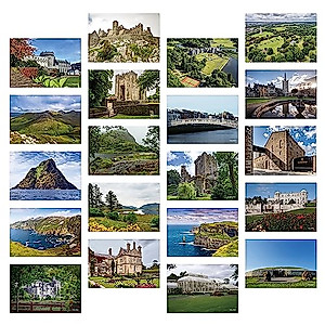 Dear Mapper Ireland Vintage Landscape Postcards Pack 20pc/Set Postcards From Around The World Greeting Cards for Business World Travel Postcard for Mailing Decor Gift