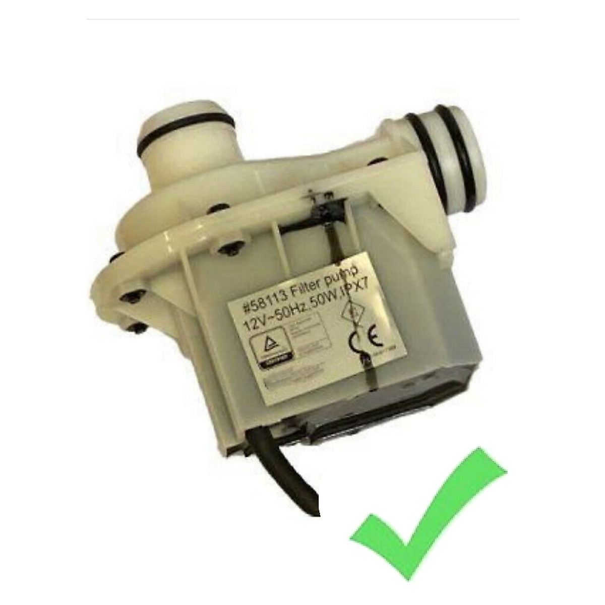 P4071 58113 Hot Tub Water Pump E02 Repair Kit for Coleman SaluSpa Lay-Z-Spa (w/Impeller & Shafts)