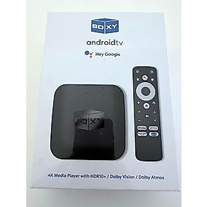 BOXY Android TV Box, Streaming Media Player 4K, Dune HD Media Center, Mini PC, AV1, USB 3.0, Ethernet, MKV/ISO 4K DV P7 FEL AFR, HDR10+, DTS, Netflix in 4K Dolby Vision & Atmos, Voice
