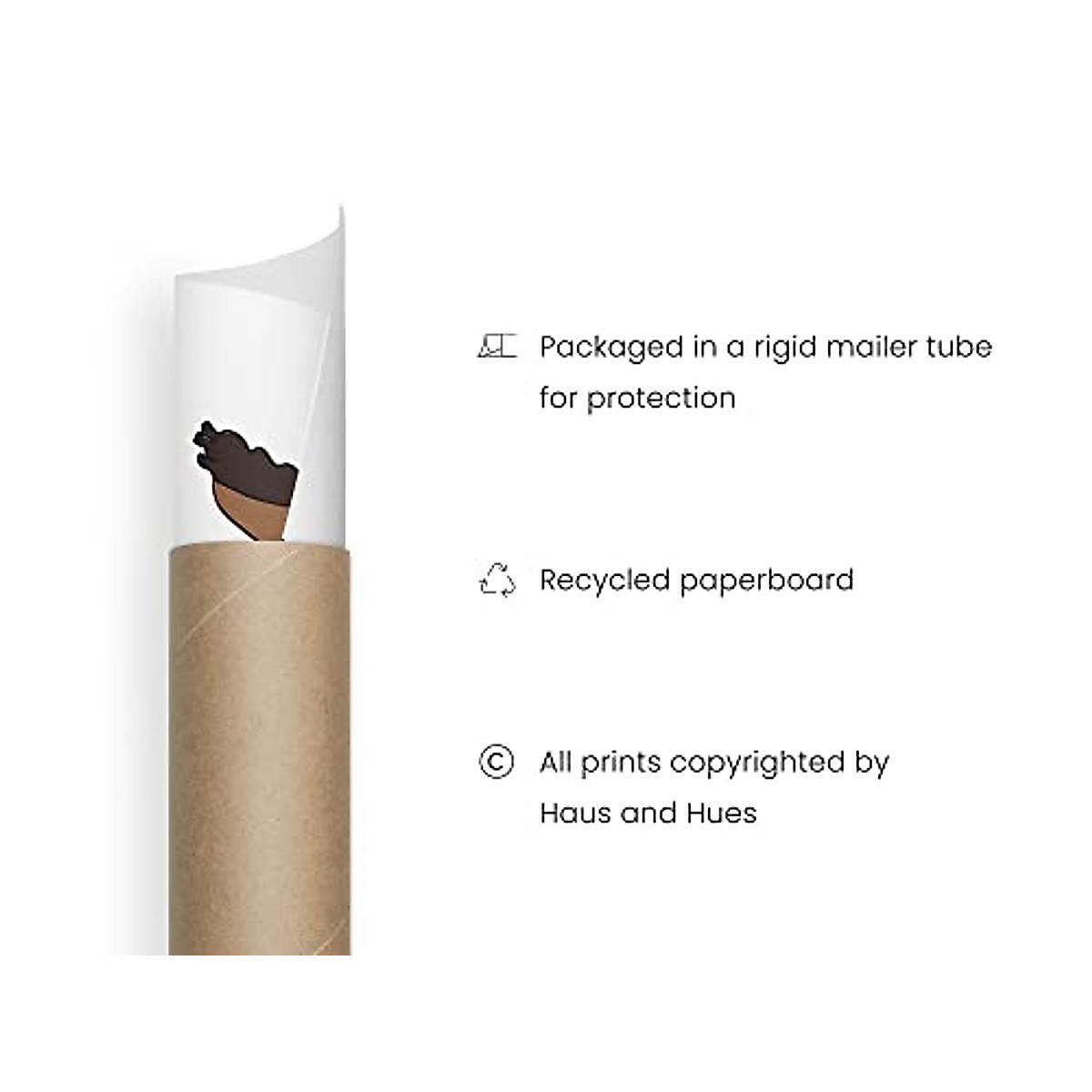 HAUS AND HUES Black Girl Wall Art & Hair Posters for Women - Black Women Art & African American Posters, Black Woman & African Art Pictures Women of Color Black Hairstyle Collage (Unframed 16x20)