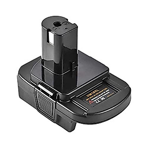 GESHUPOR Battery Adapter for Dewalt for Milwaukee 20V/18V Li-Ion Battery Convert to for Ryobi 18V P108 ABP1801 Battery with USB Port