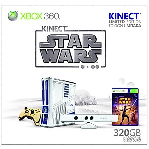 Xbox 360 Limited Edition Kinect Star Wars Bundle (Renewed)