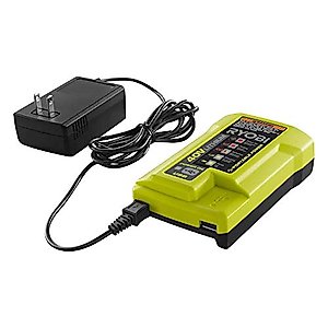 Ryobi 1004-040-931 40 Volt Compact Wired Lithium-Ion Battery Charger with USB Port