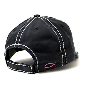 Women's Christian Ballcap with God All Things are Possible Faith Patch Embroidery Monogram Hat, Black