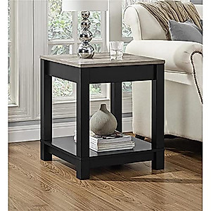 Ameriwood Home Carver End Table, Black
