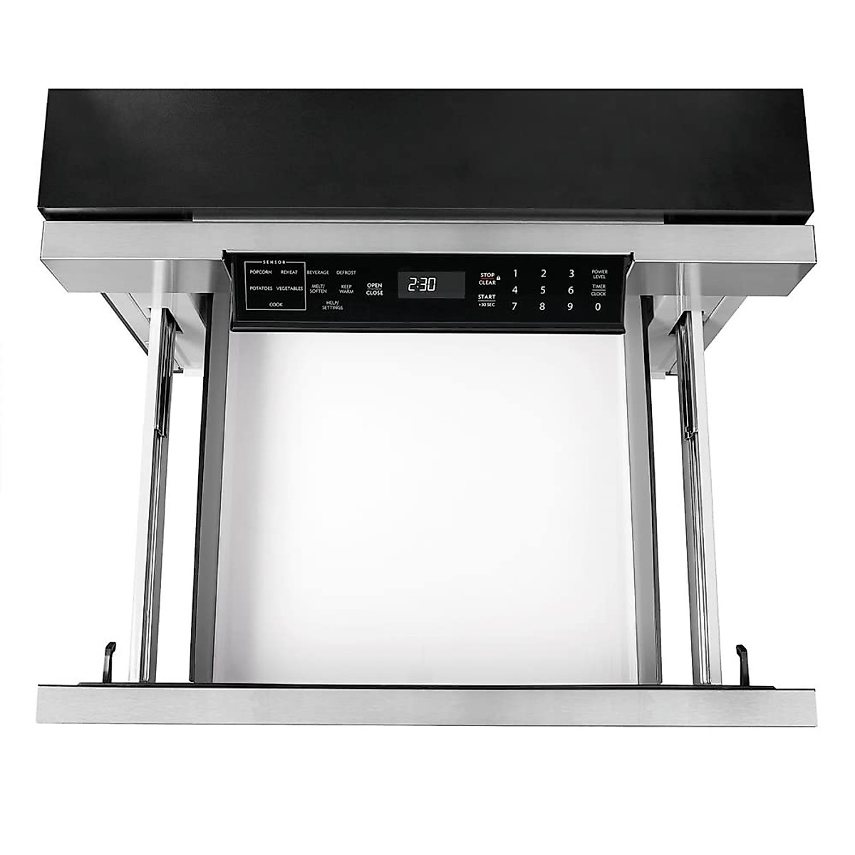 Sharp SMD2470ASY 24 in. 1.2 cu. ft. 950W Stainless Steel Microwave Drawer Oven Bundle with 3 YR CPS Enhanced Protection Pack