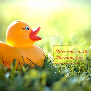 Novelty Place 12Pcs Rubber Duck Float Ducky Baby Bath Shower Toy, Yellow Mini Bath Duckies for Toddlers and Kids Birthday Gift Party Favor Bathtub Decoration