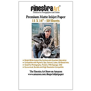 11" X 14" Premium Arctic Matte Inkjet Photo Paper - 50 Sheets