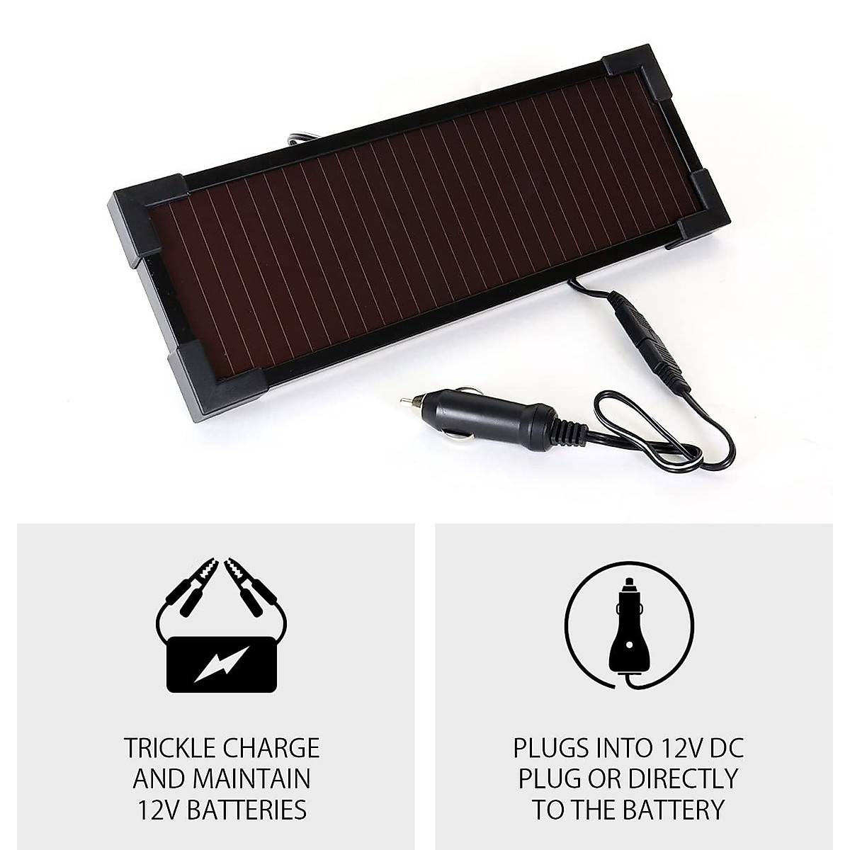 Koolatron 402333 12V 1.8W Solar Trickle Charger