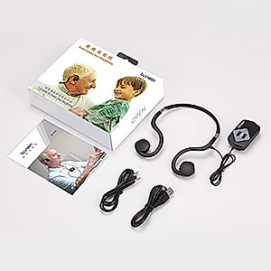 Bonein Hearing Headphones to The Elderly, Hearing Amplifier Rechargeable for Adults and Seniors, Personal Hearing aids for Hard of Hearing(not for everbody)
