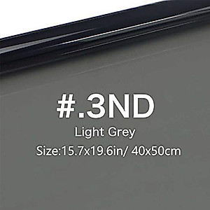 Lighting Neutral Density Gels Filter Sheet 16x20 inches Kit, ND3,ND6,ND9 for Photo Studio Video Flashlight Led Light Photography