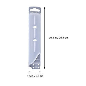 HEMOTON 6pcs Universal Knife Edge Guards Clear Plastic Durable Knife Sleeves Blades Protectors Kitchen Cutlery Knife Accessories