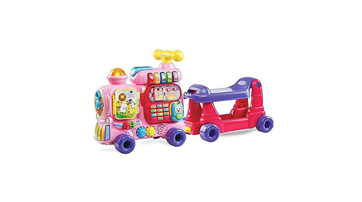 VTech Alphabet Train 4-in-1 Toddler Learning Toy - Pink